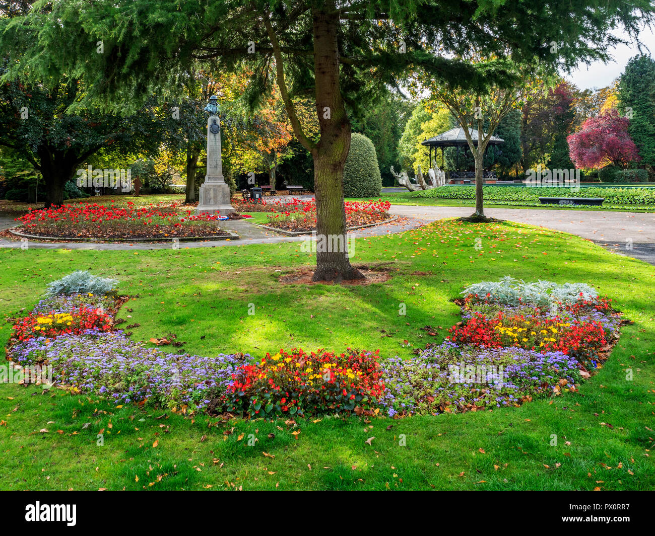 Spa Gardens Ripon Yorkshire England Stock Photo - Alamy