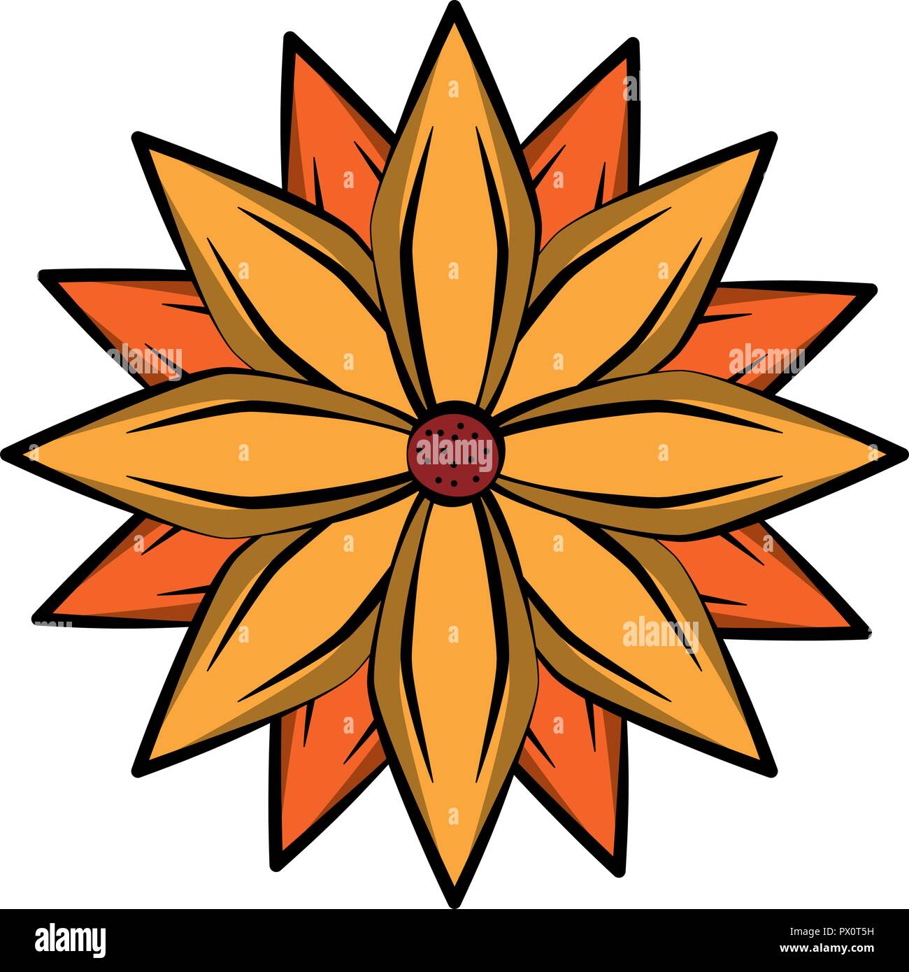 Flower petals cartoon Stock Vector Image & Art - Alamy