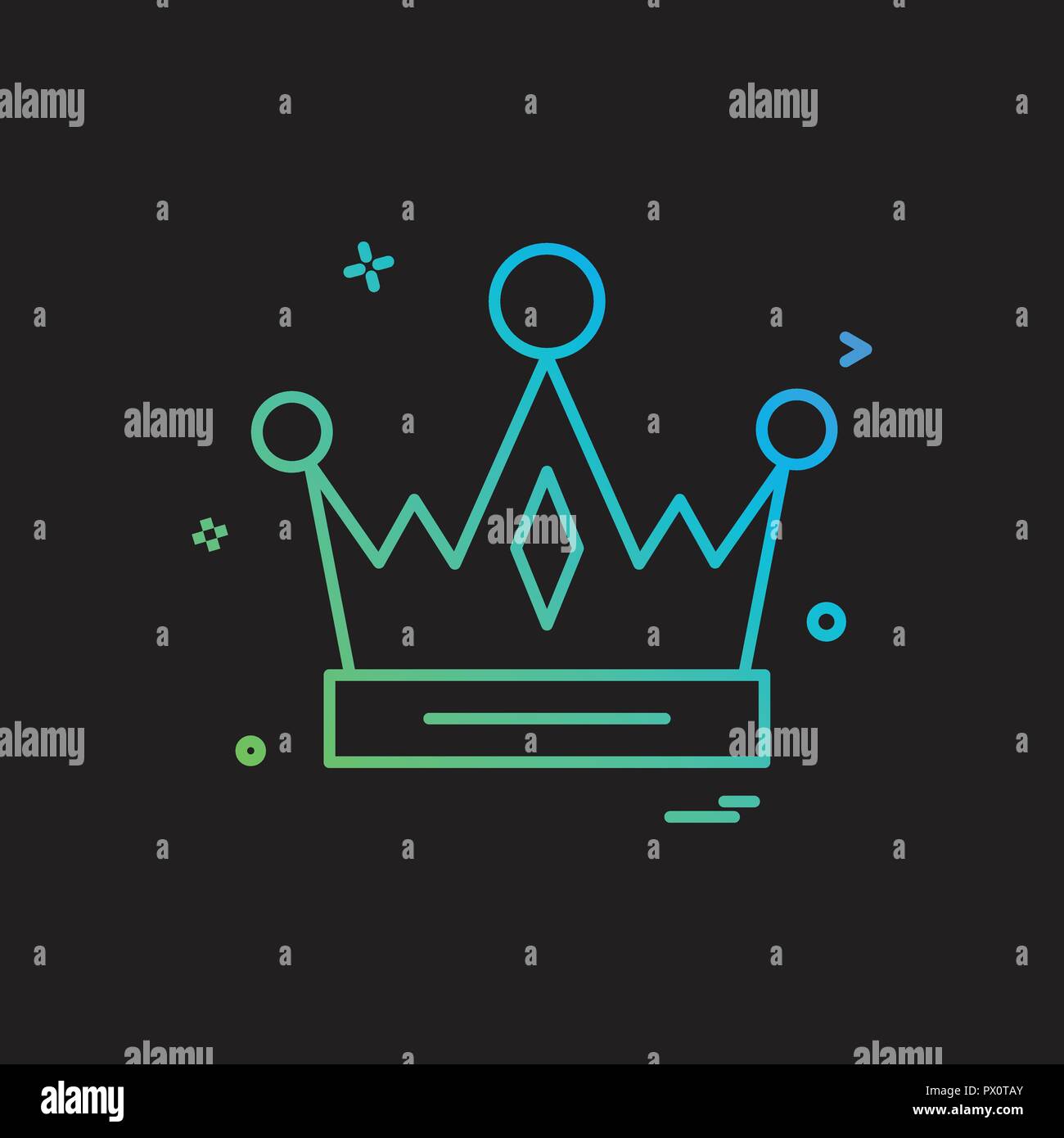 Crown Empire King Icon Vector Design Stock Vector Image And Art Alamy