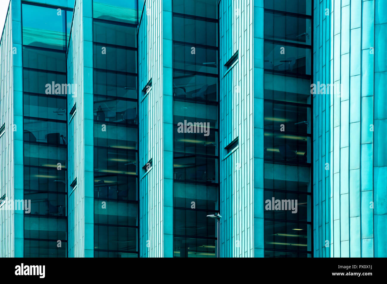 Sheffield, UK - Aug 29 2018: Information Commons building exterior ...