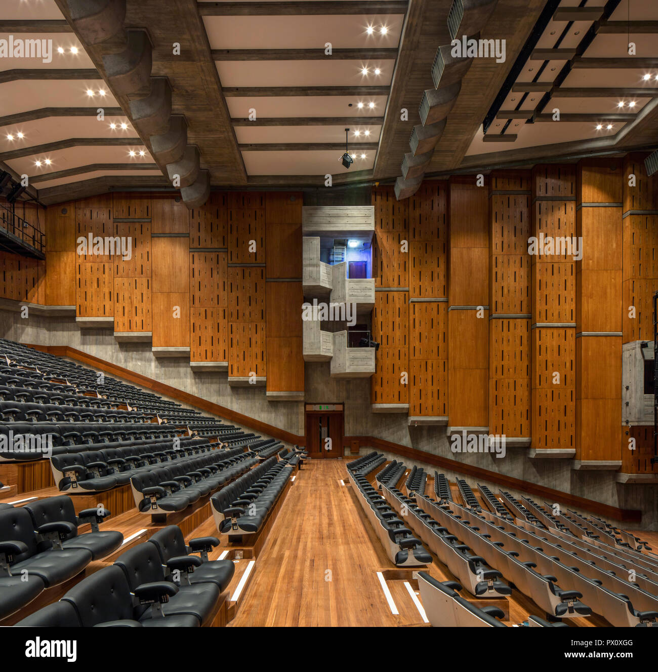 The restored Purcell Room at the Queen Elizabeth Hall, Southbank Centre ...