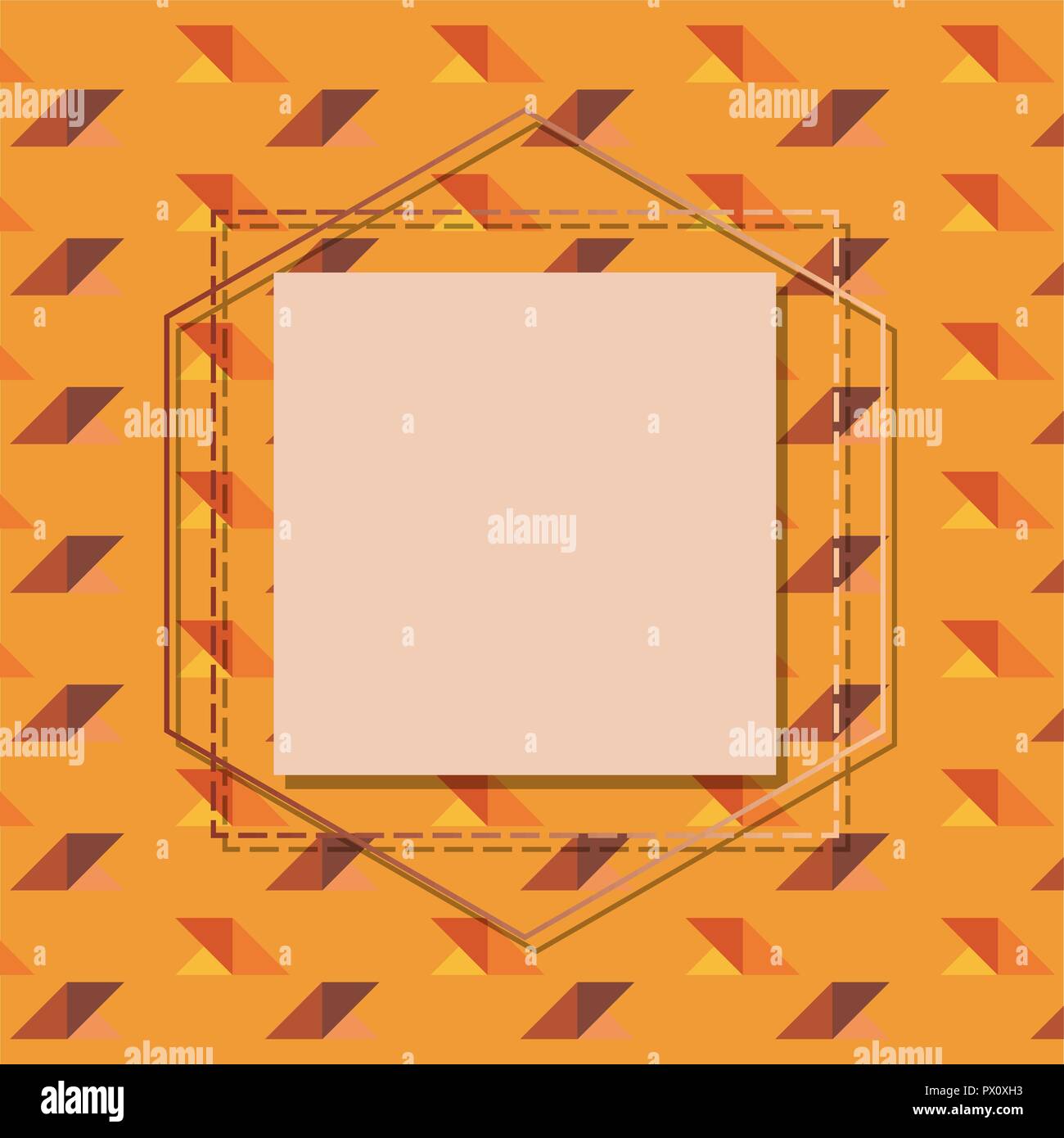 square frame elegant label template vector illustration Stock Vector ...