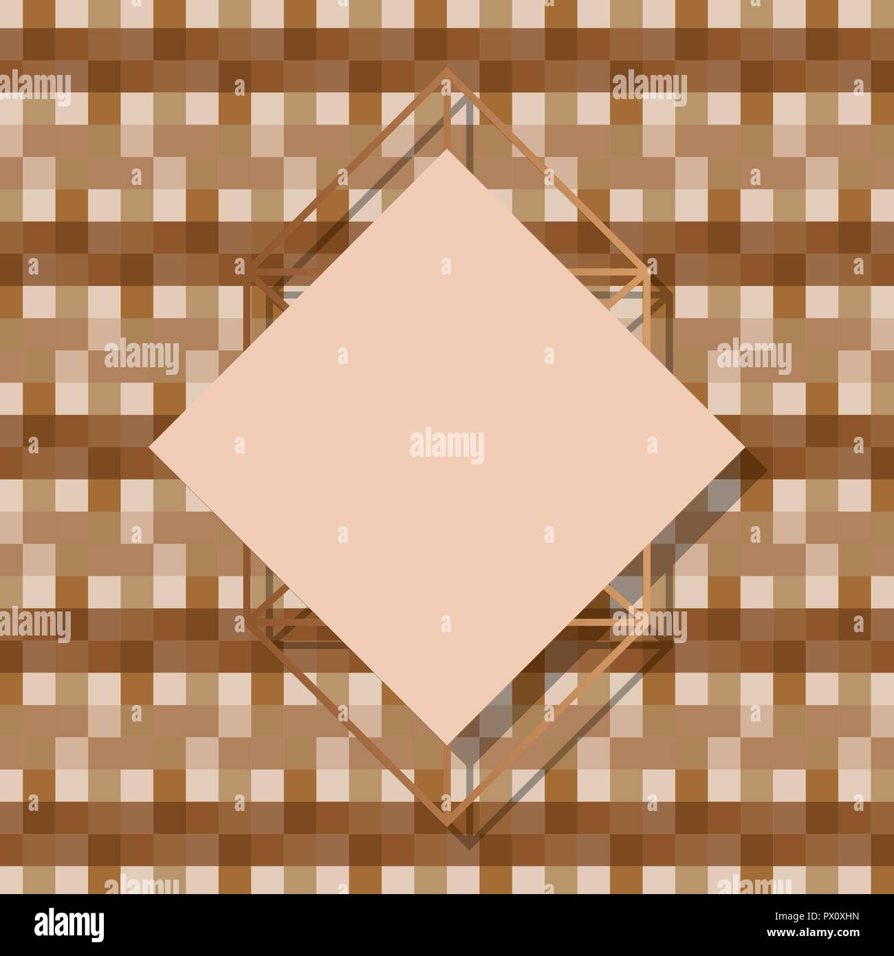 geometric frame linear abstract label cover vector illustration Stock ...