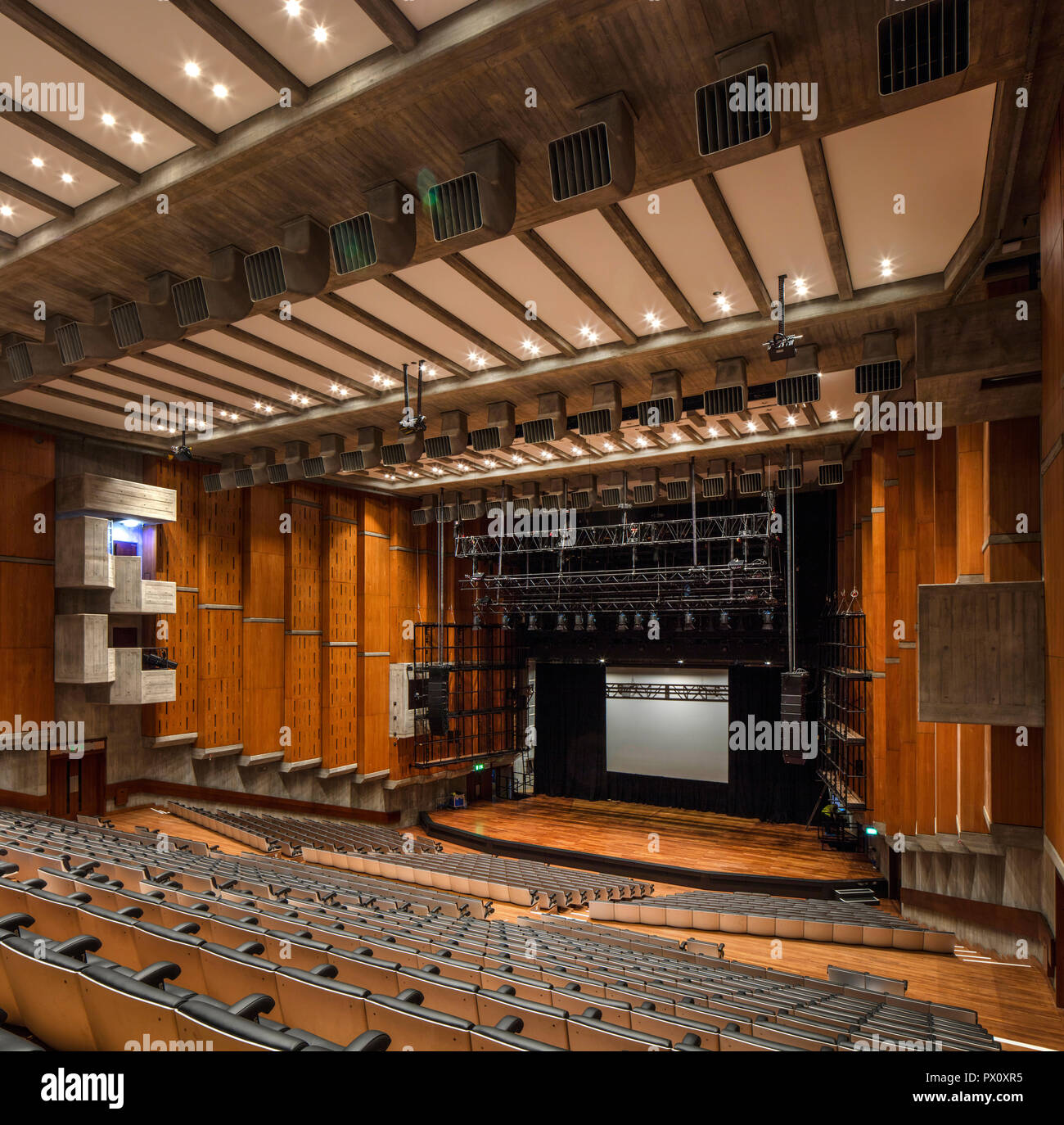 The restored Purcell Room at the Queen Elizabeth Hall, Southbank Centre ...
