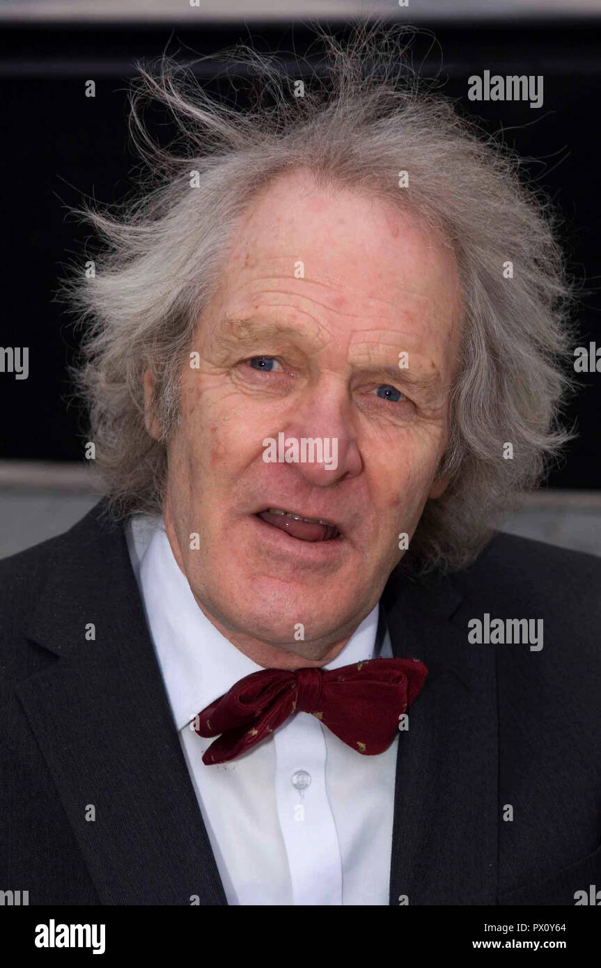 Maurice Kirk, known as the Flying Vet, photographed in Penarth, Wales ...