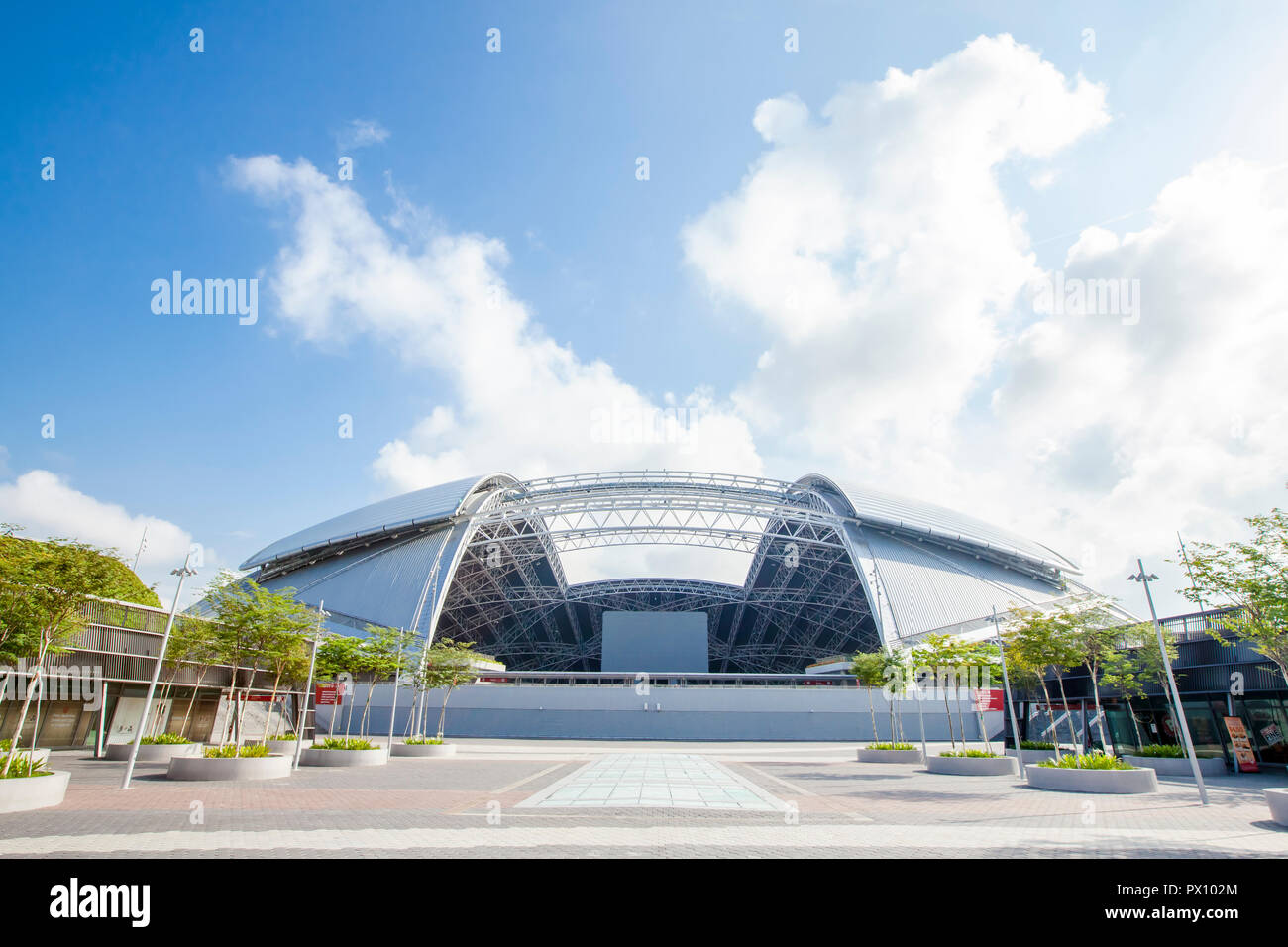 National Stadium of Singapore Stock Photo - Alamy
