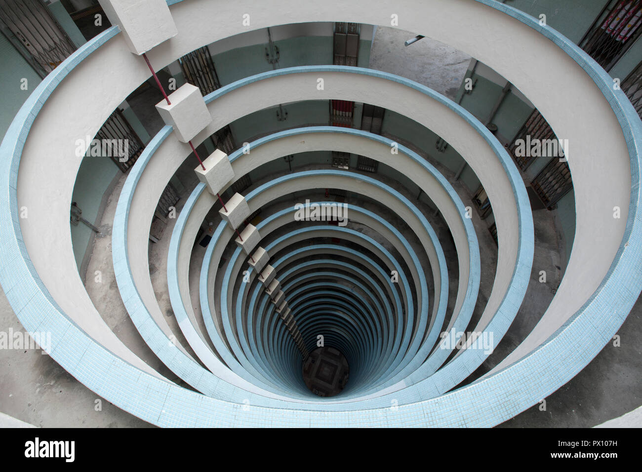 Interior view of Lai Tak Tsuen Road, Tai Hang, Wan Chai District, Hong ...