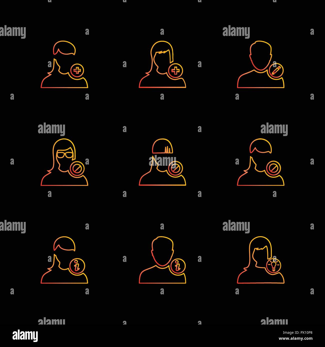 Ladies and gents Stock Vector Images - Alamy