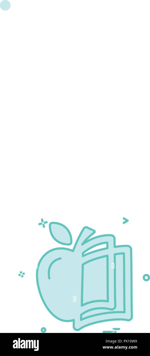 Apple icon design vector Stock Vector Image & Art - Alamy