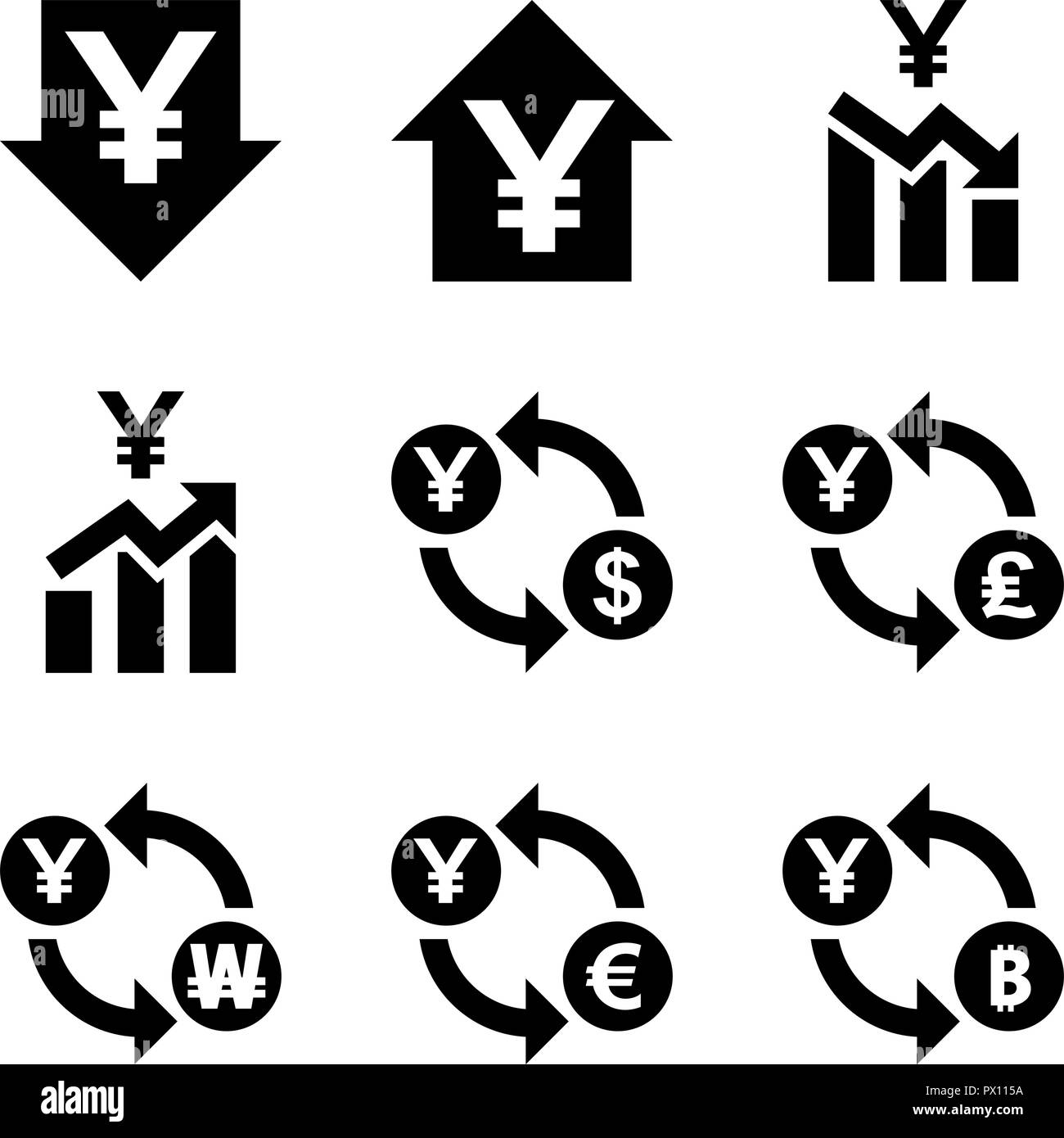 Stock market graphs Black and White Stock Photos & Images - Alamy