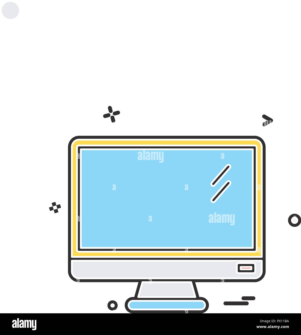 lcd screen icon vector design Stock Vector Image & Art - Alamy