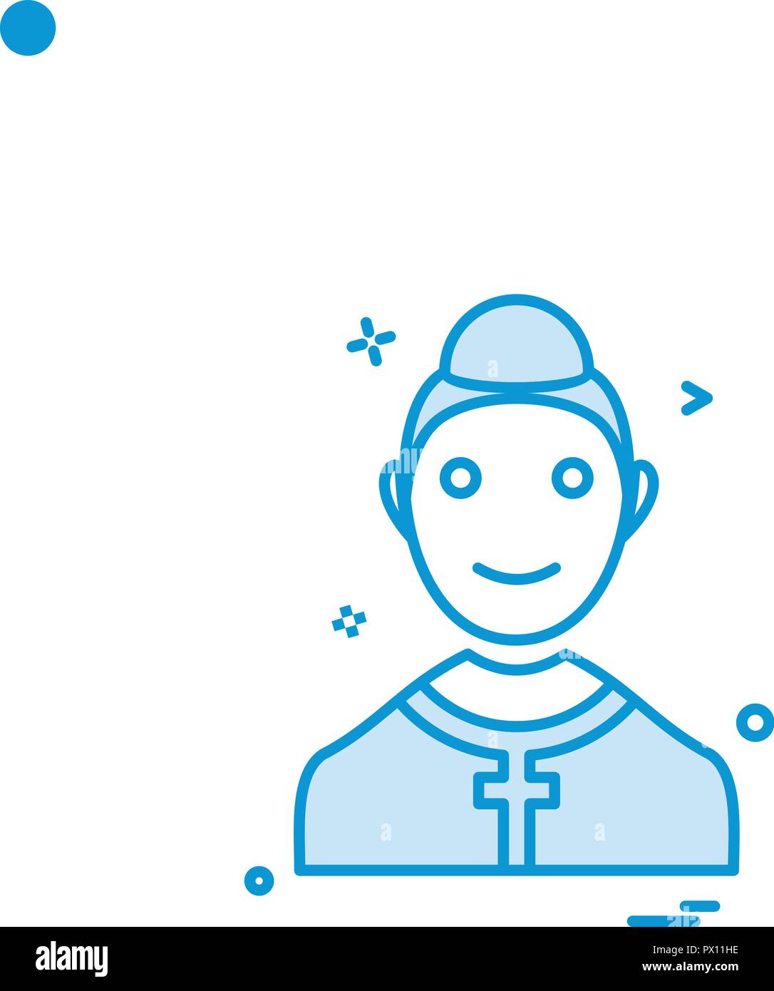 Black priest collar Stock Vector Images - Alamy