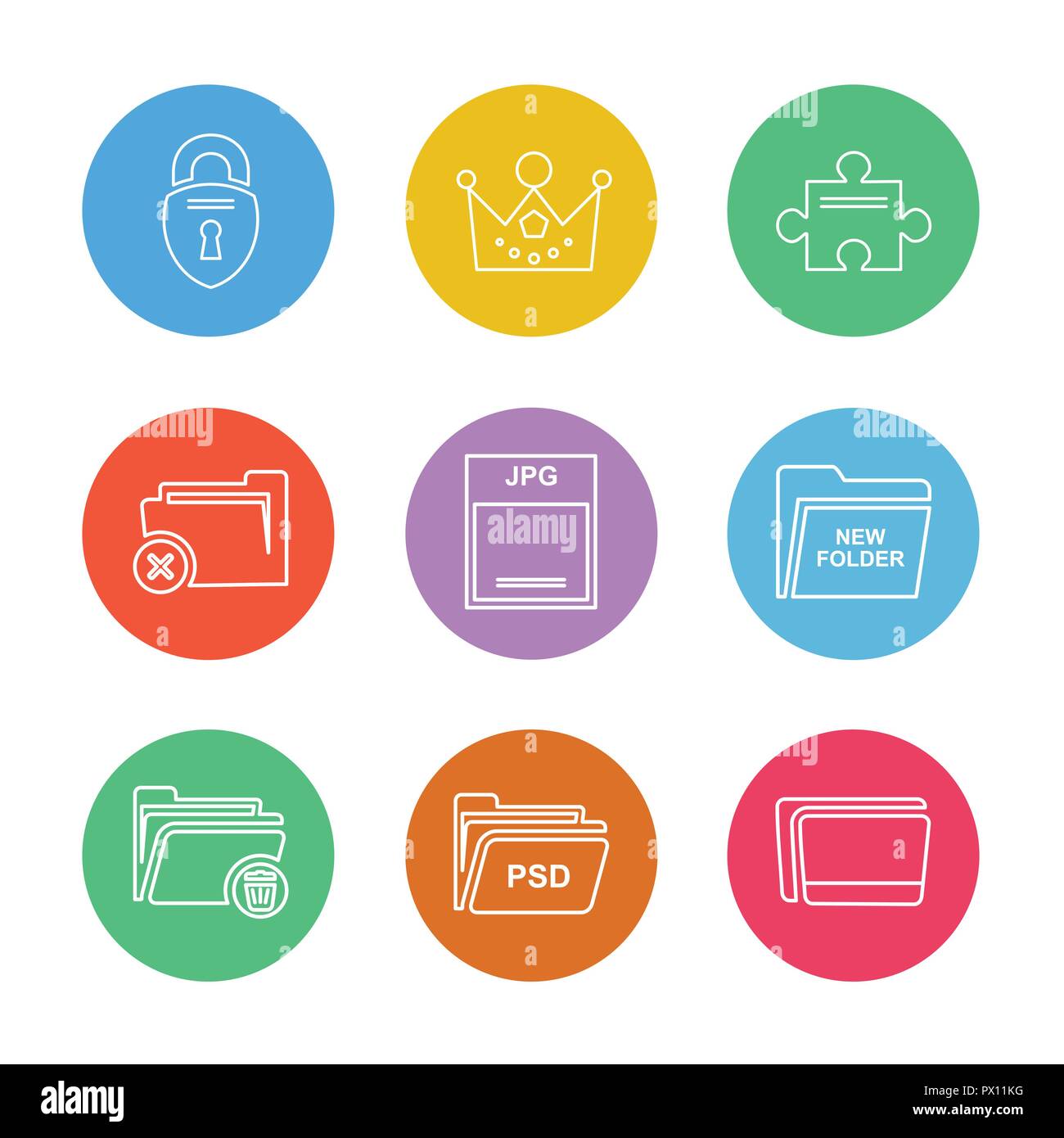 folder , files , directory , search , code , cation , play , pause ...