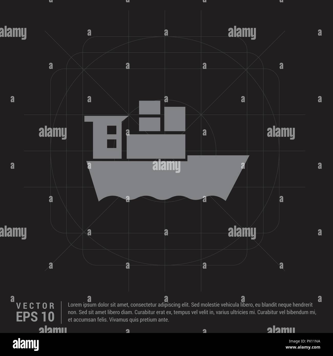 Sea ship Icon Stock Vector Image & Art - Alamy