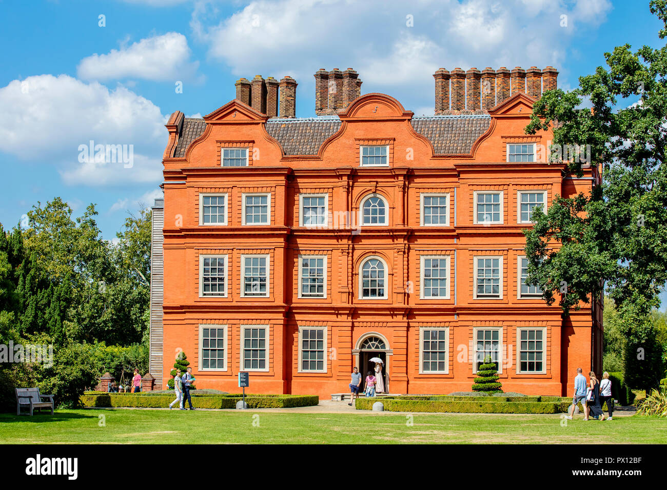 Kew Palace architectural details at Kew Royal Botanic Gardens Stock ...