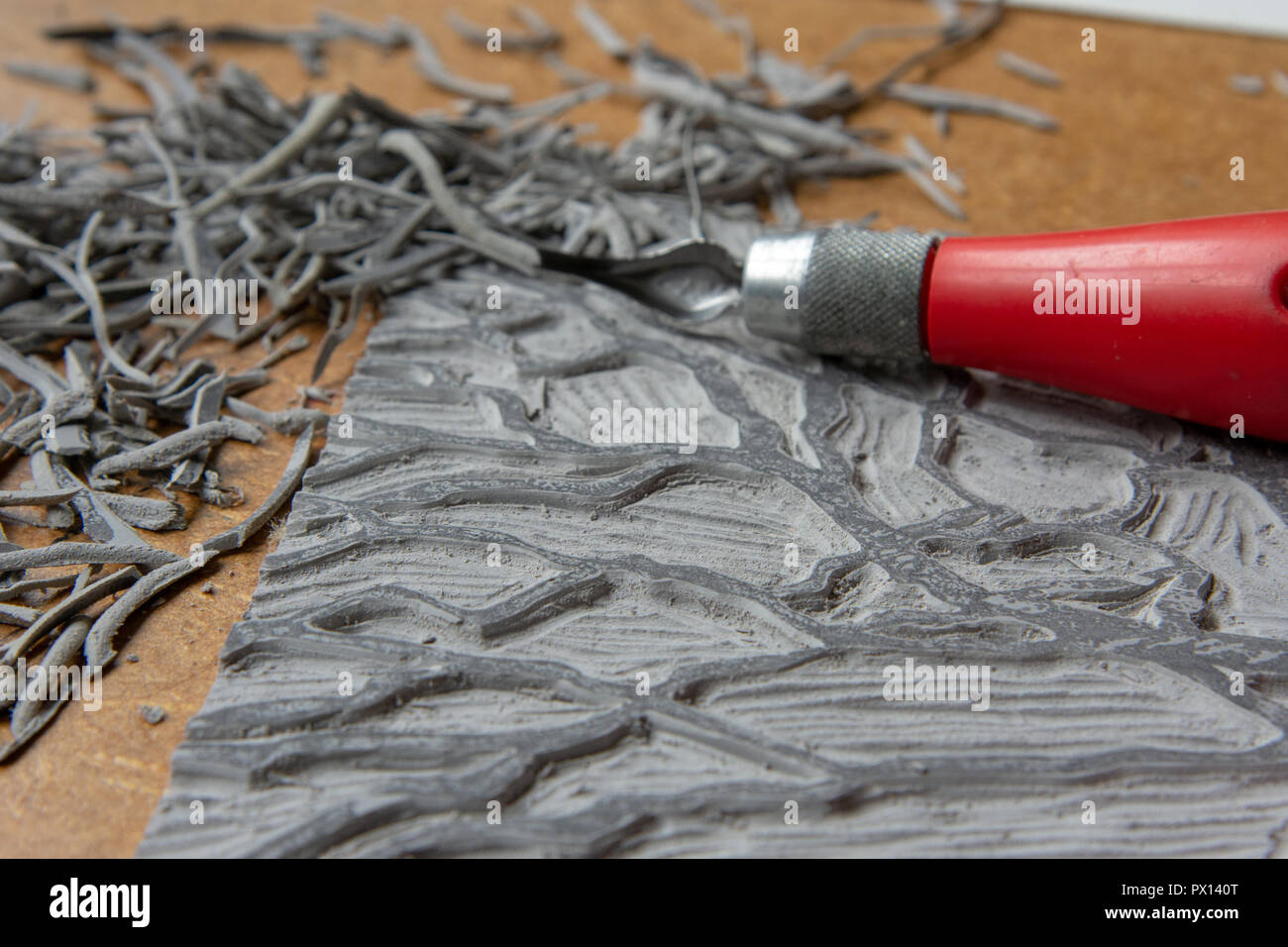 Lino cut hi-res stock photography and images - Alamy