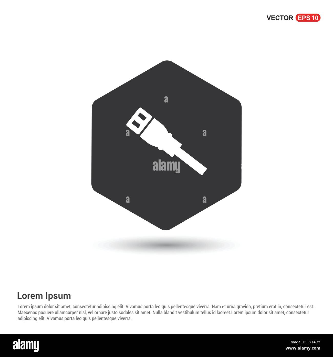 Ethernet Cable Icon Stock Vector Image & Art - Alamy