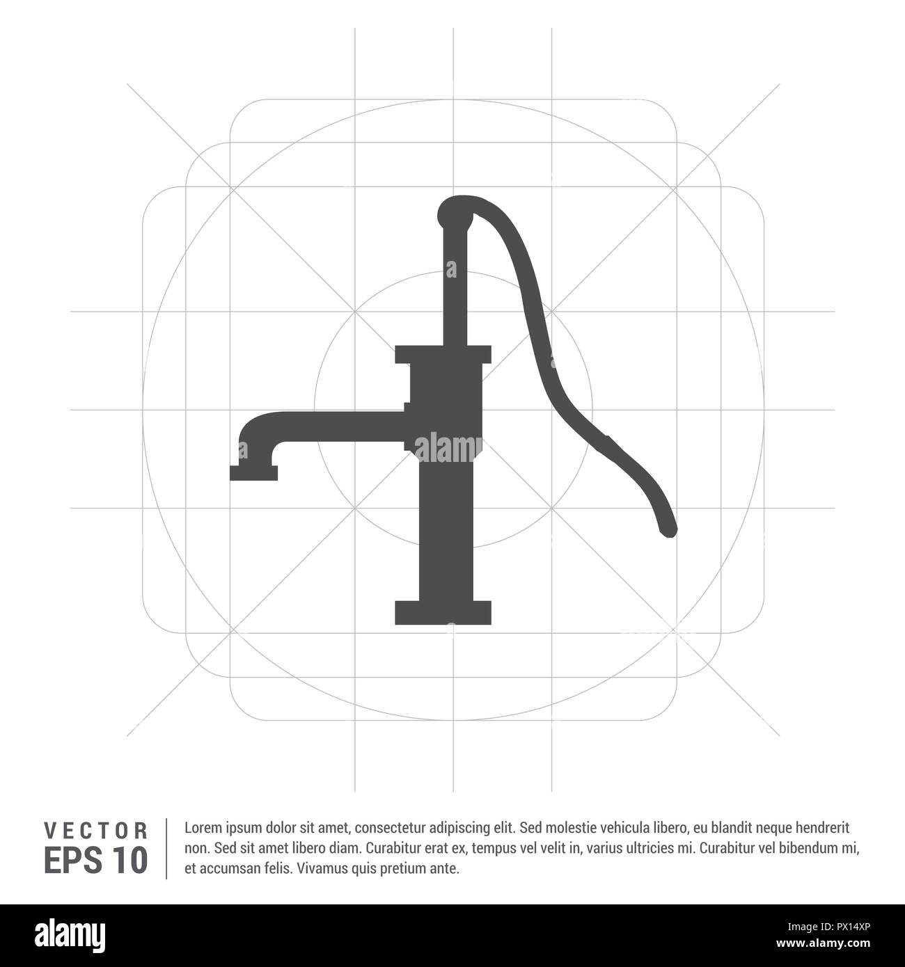 Round water well Stock Vector Images - Alamy