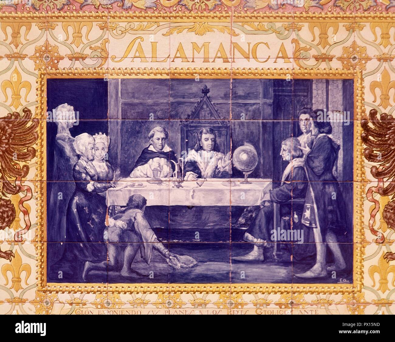 Cristobal colon reyes catolicos hi-res stock photography and images - Alamy