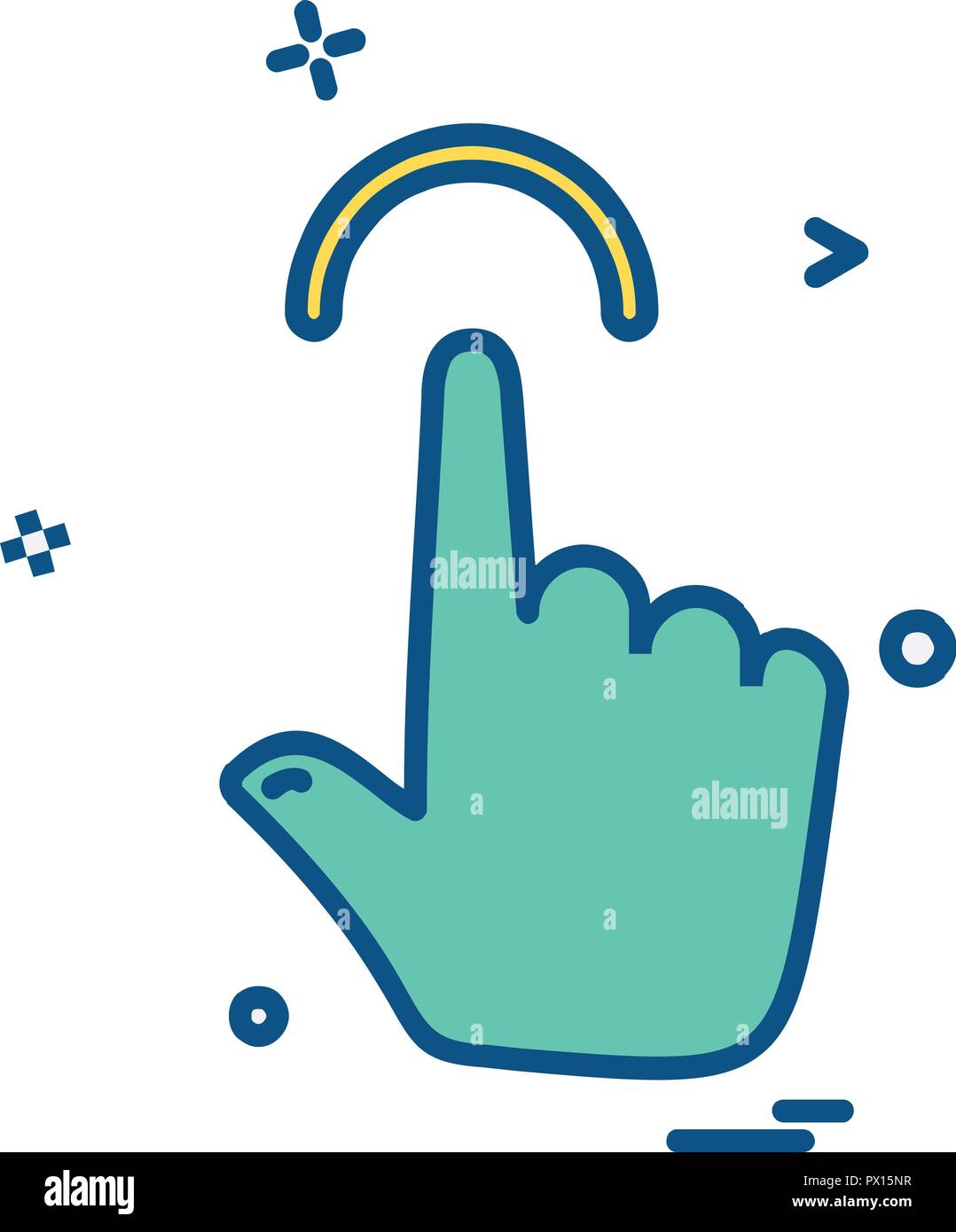Hands icon design vector Stock Vector Image & Art - Alamy