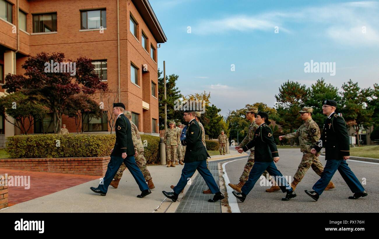 CAMP RED CLOUD, Republic of Korea – Soldiers and Korean Augmentation to the U.S. Army Soldiers ...