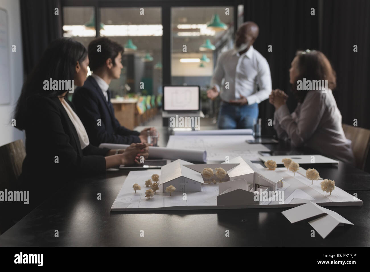 House model in conference room Stock Photo - Alamy