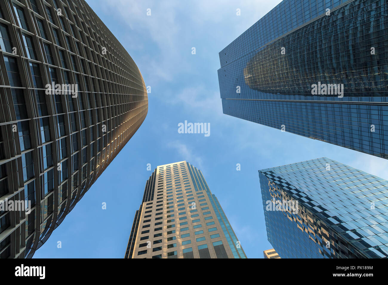 Cityscape with high and low rises hi-res stock photography and images ...