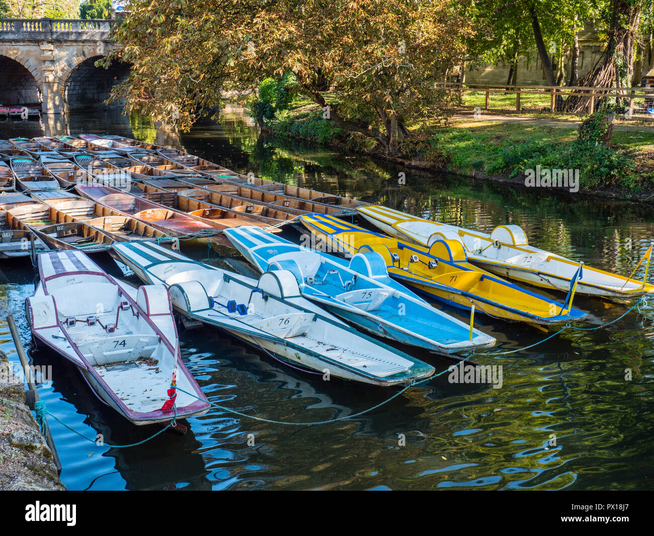 Rowing Boats, River Cherwell, Oxford, Oxfordshire, England, UK, GB ...