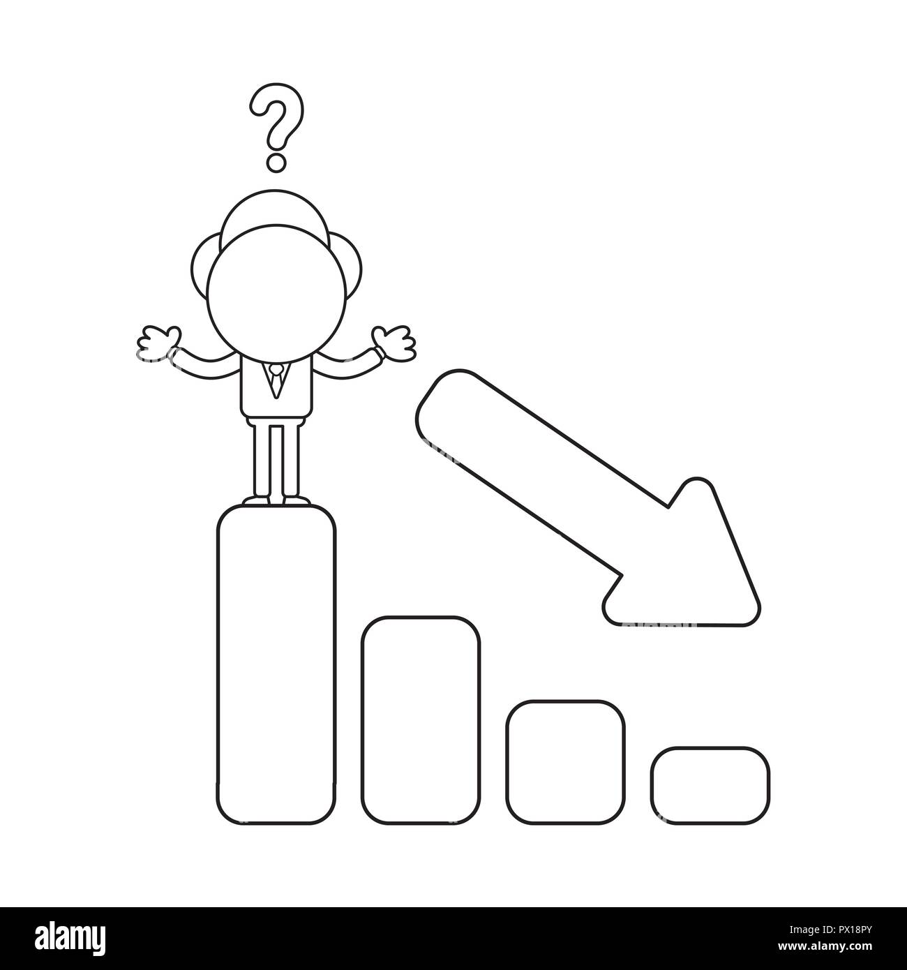 Illustration arrow question mark on Stock Vector Images - Alamy