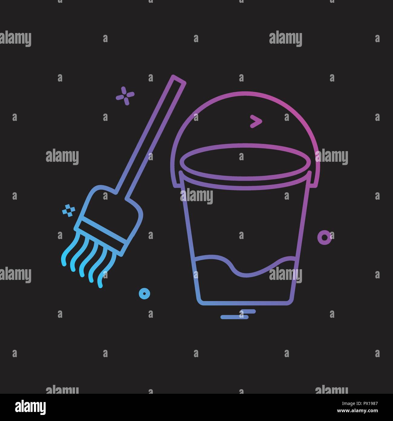 Cleaning icon design vector Stock Vector Image & Art - Alamy