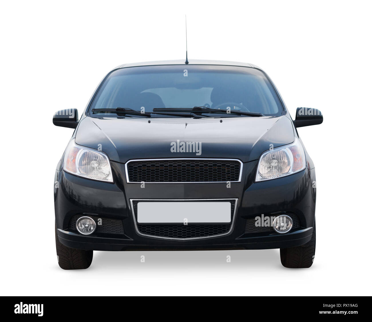 Front view car isolated on white background. Photo exterior auto Stock ...