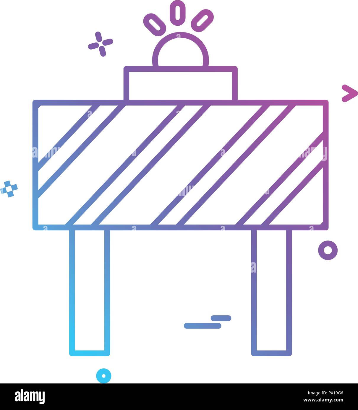 road blocker vector design Stock Vector Image & Art - Alamy