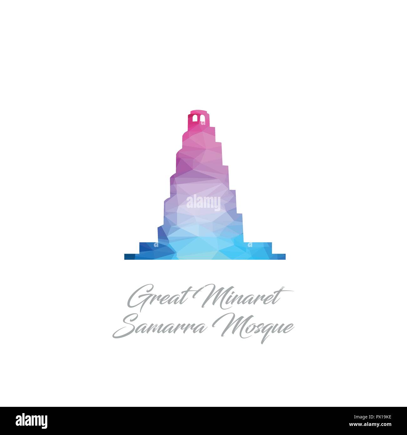 World Famous landmarks design with creative background vector Stock ...