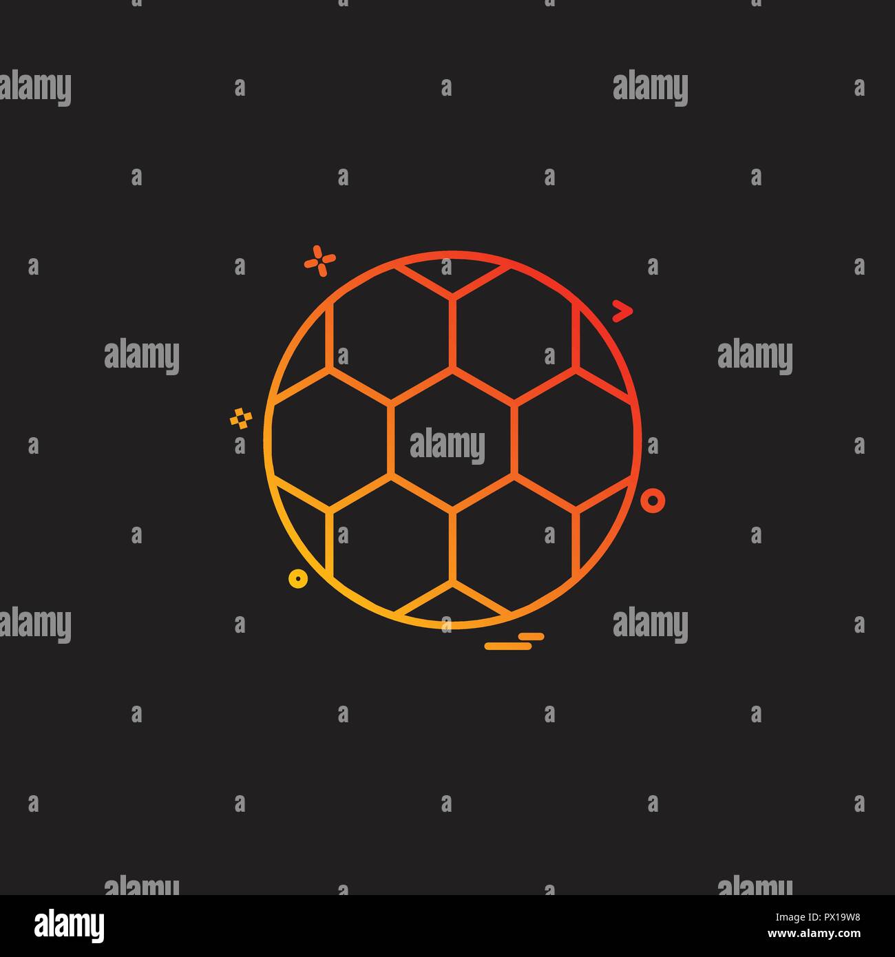 Football icon design vector Stock Vector Image & Art - Alamy