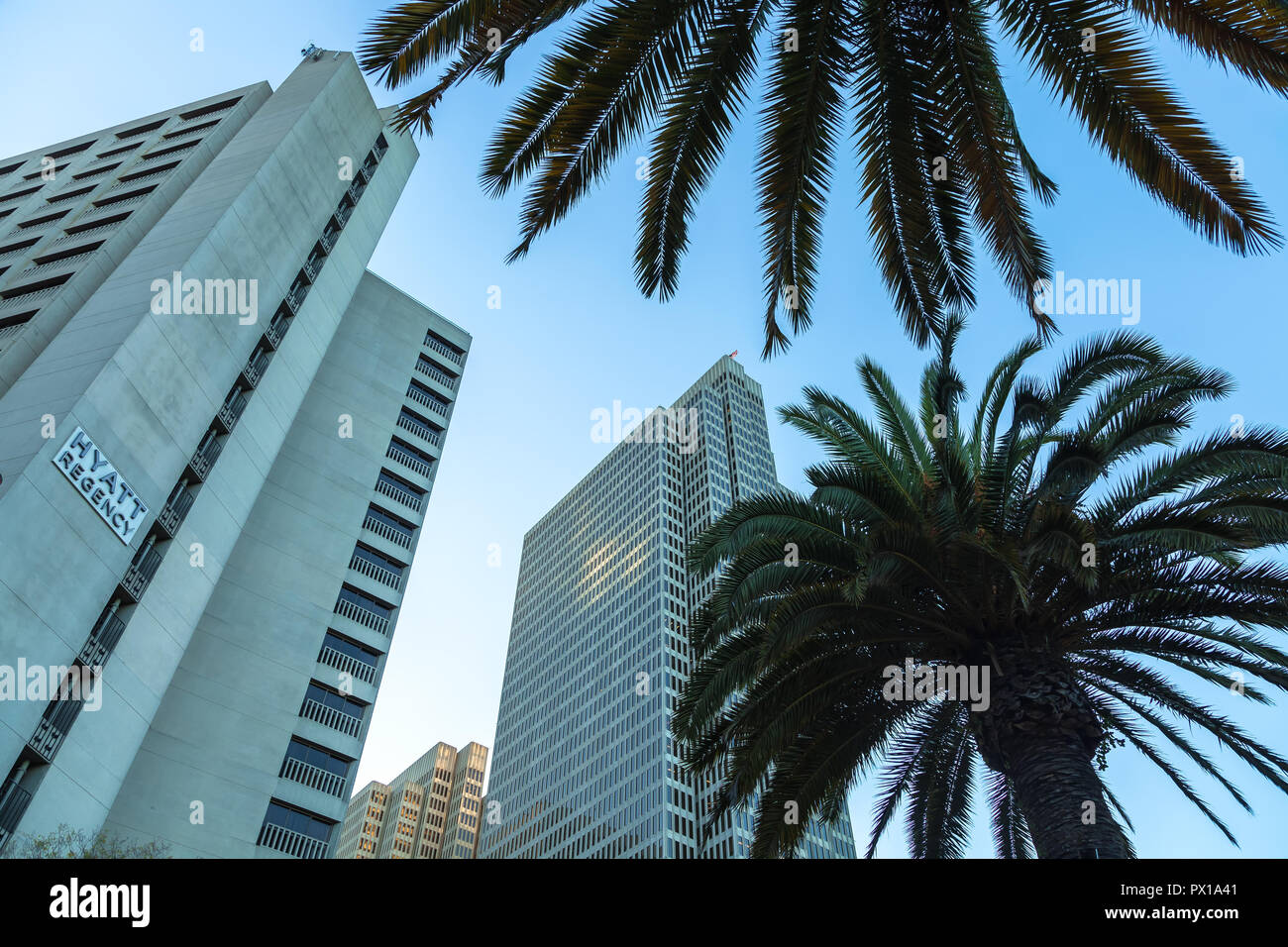 High Camera Angle Building