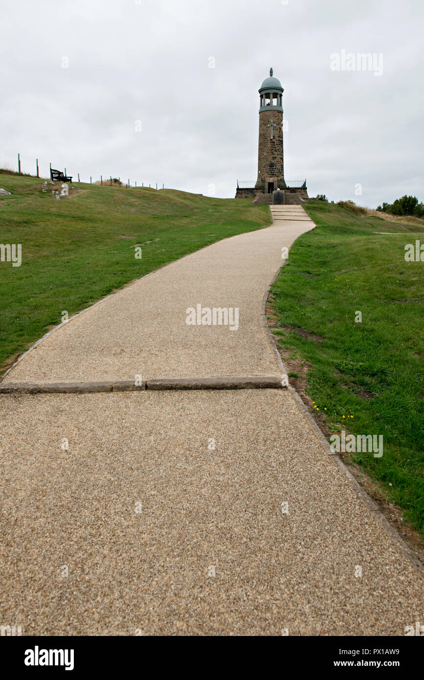 The Crich memorial erected in 1923, to visit at Crich, Derbyshire UK ...