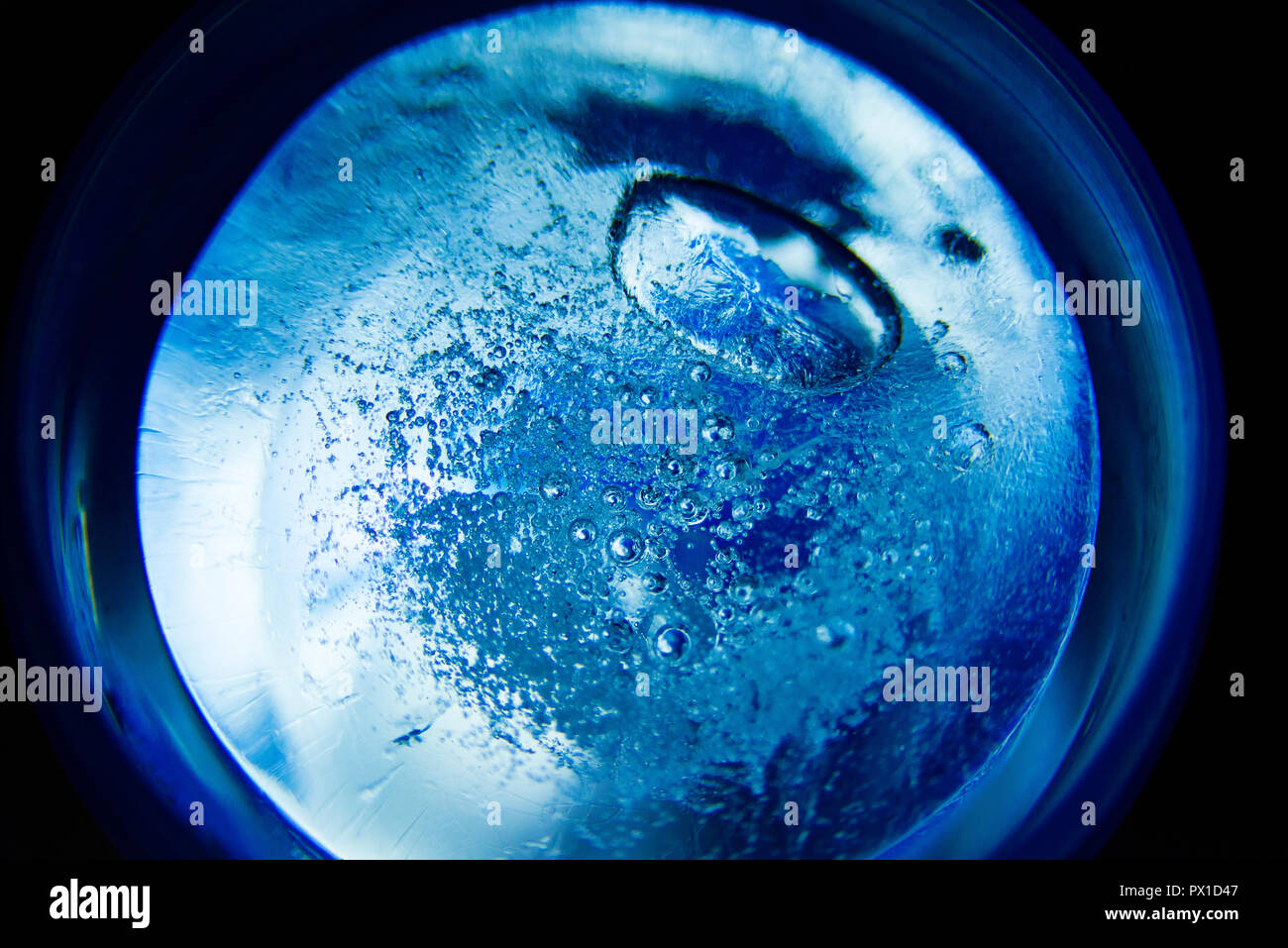 Frosty Bubbles, The Unseen World of a Cool Drink Stock Photo - Alamy