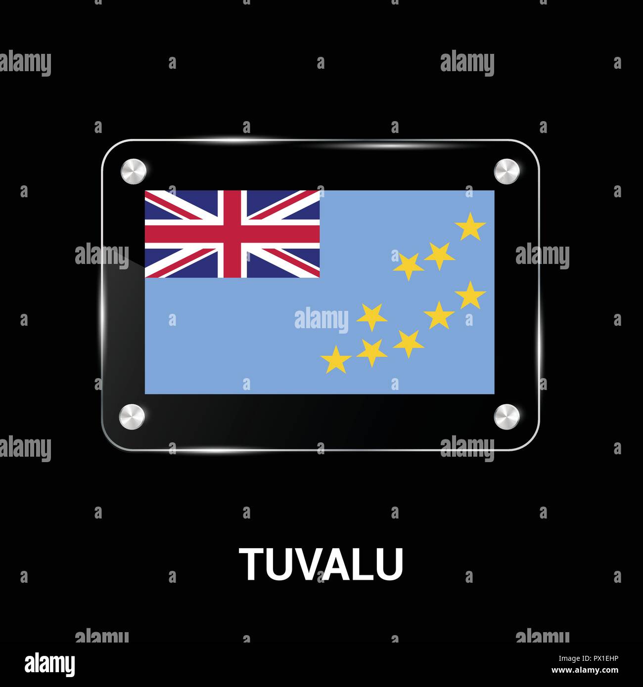 Tuvalu flag design vector Stock Vector Image & Art - Alamy