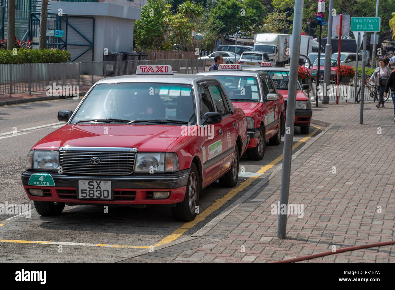 Official taxi hong kong hi-res stock photography and images - Alamy