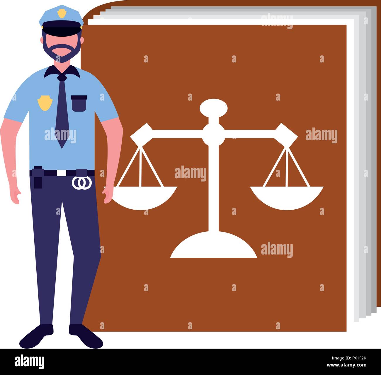 Man stand court law Stock Vector Images - Alamy