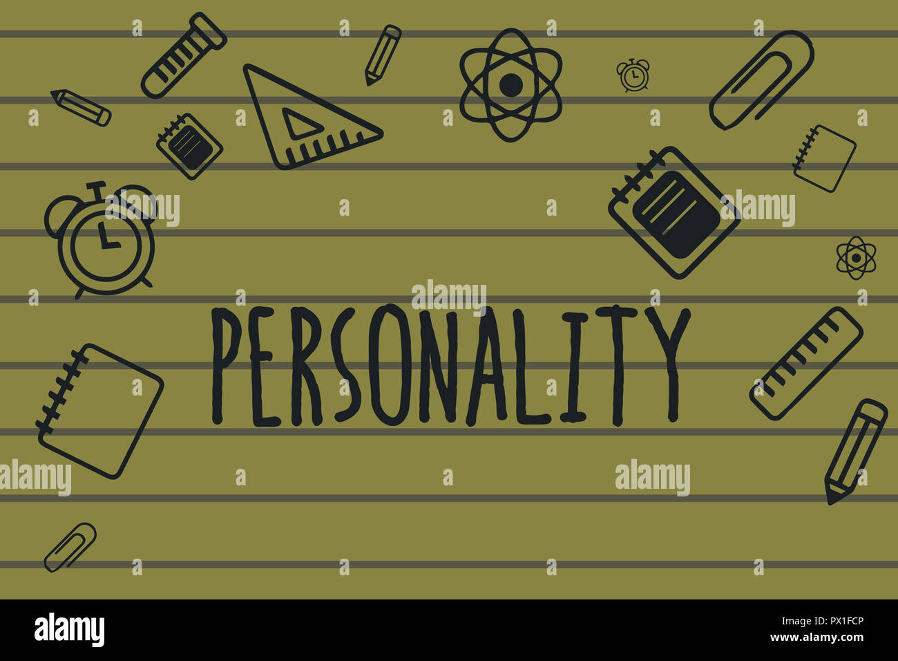 Text sign showing Personality. Conceptual photo Characteristics ...