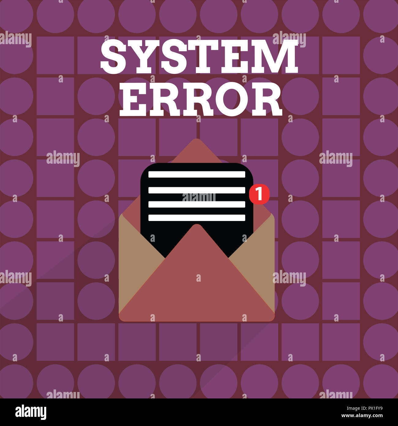 Handwriting text writing System Error. Concept meaning Technological failure Software collapse ...