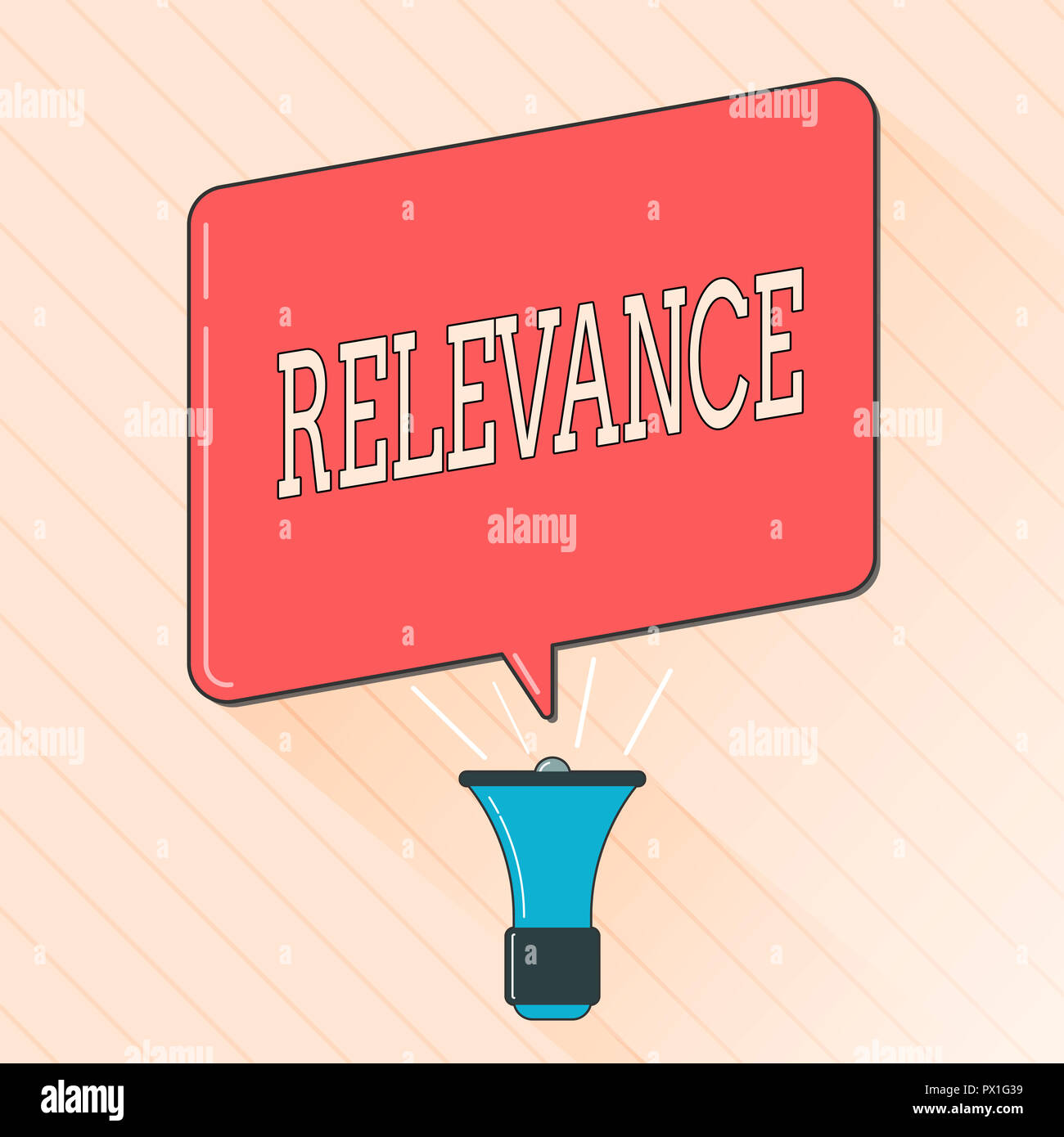 Word writing text Relevance. Business concept for Being closely ...
