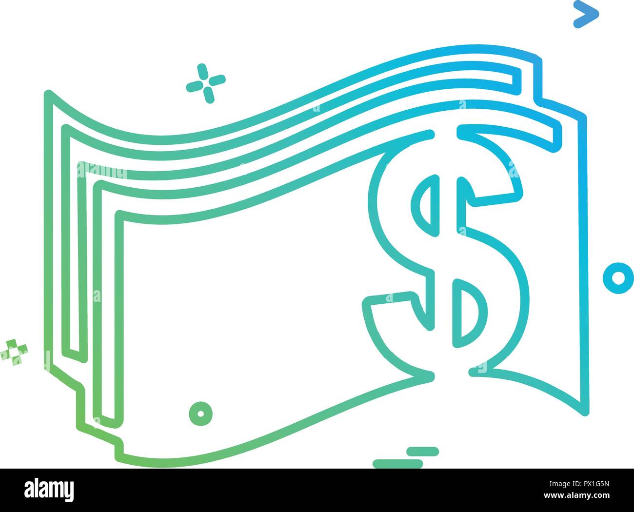 Money icon design vector Stock Vector Image & Art - Alamy