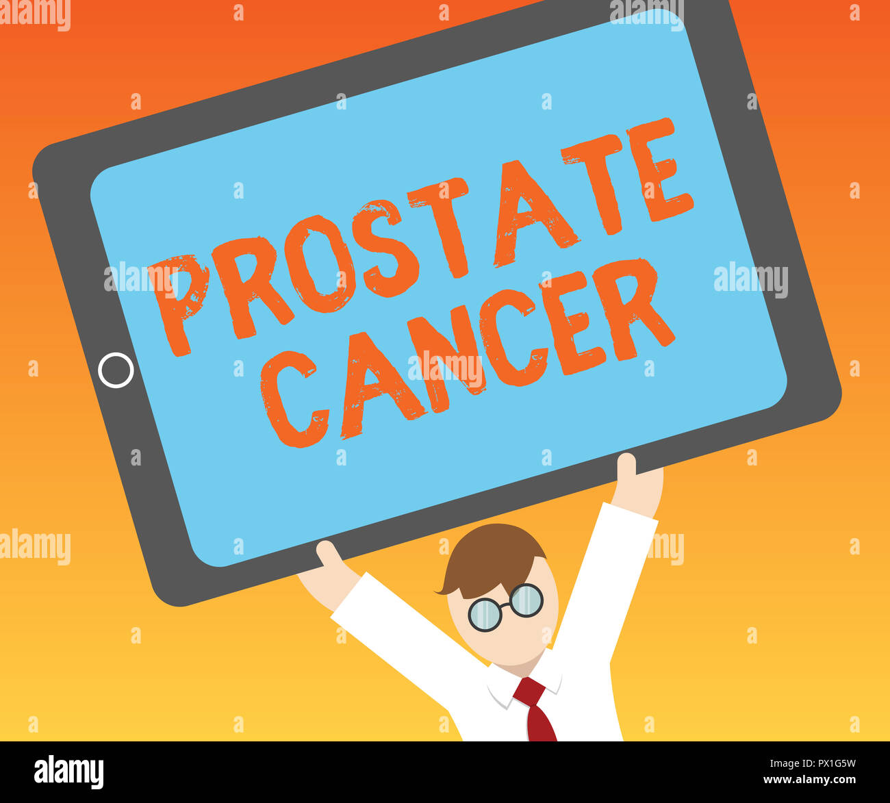 Writing note showing Prostate Cancer. Business photo showcasing Cancer ...