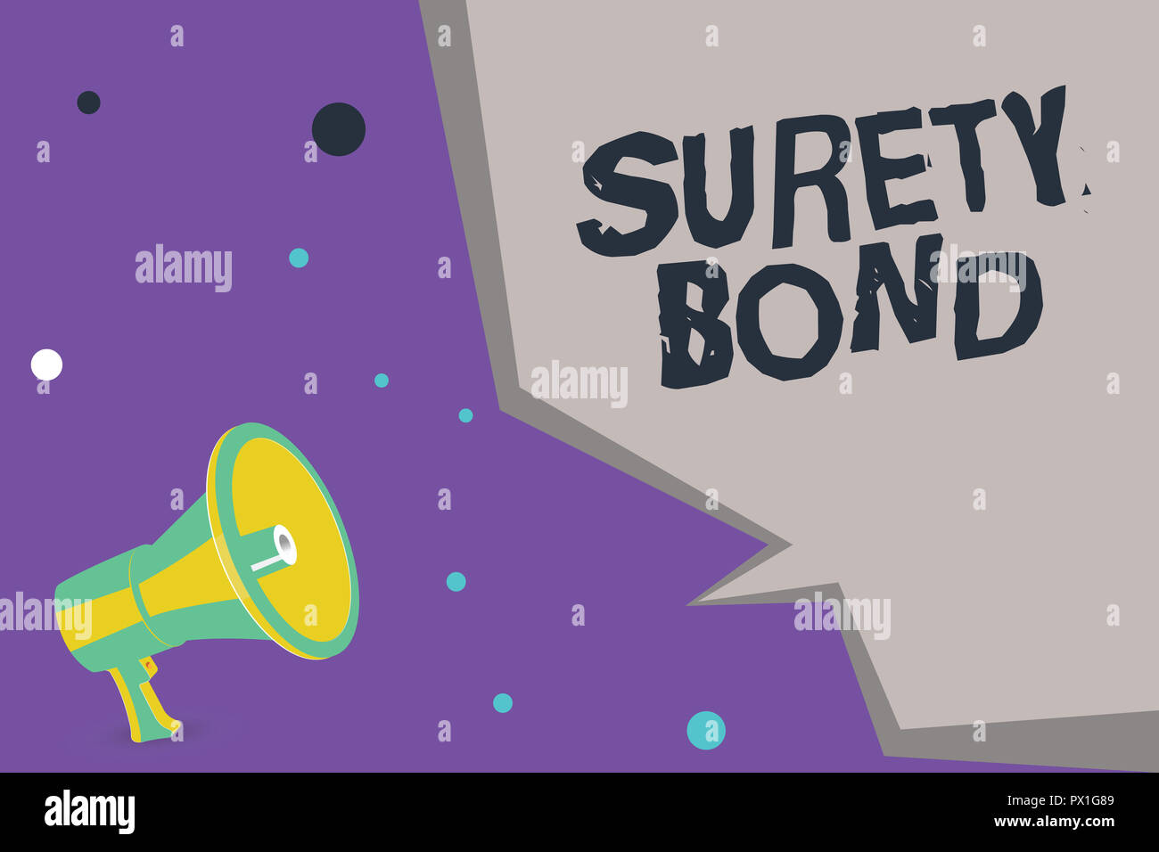 Text sign showing Surety Bond. Conceptual photo Formal legally ...
