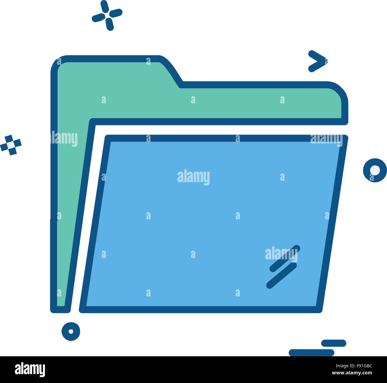 Folder icon design vector Stock Vector Image & Art - Alamy
