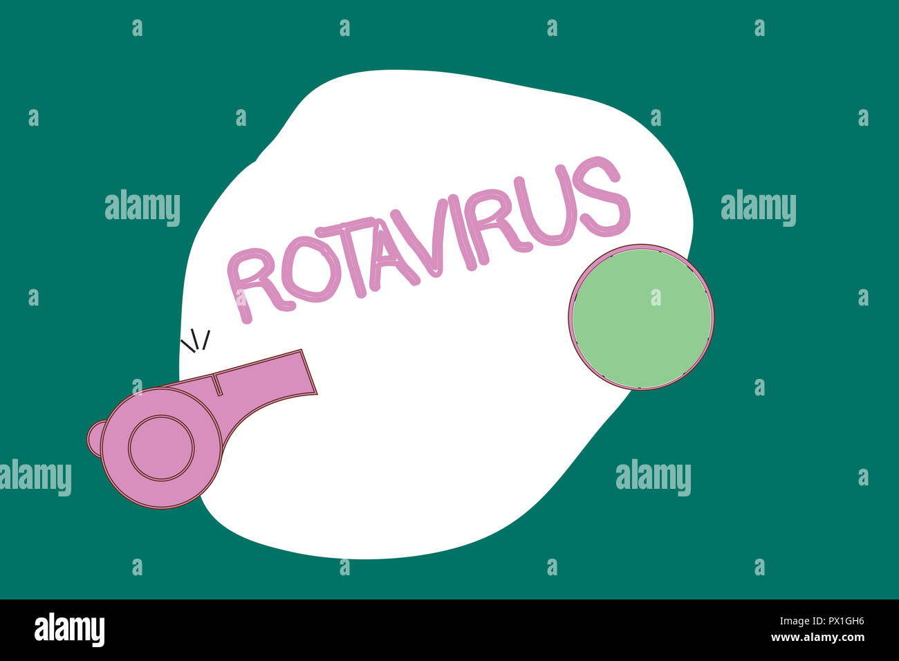 Writing note showing Rotavirus. Business photo showcasing Leading cause ...