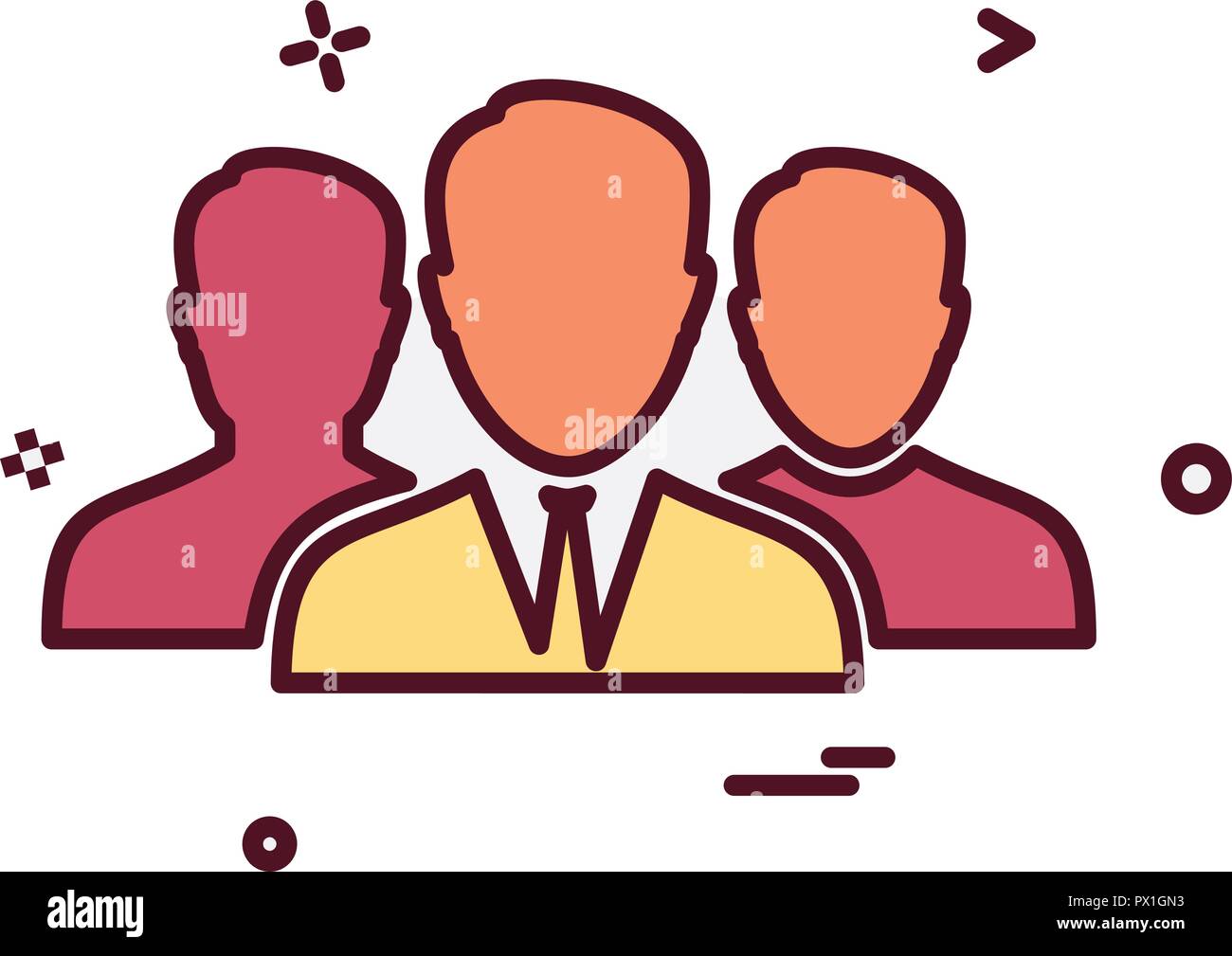 Group avatar icon design vector Stock Vector Image & Art - Alamy