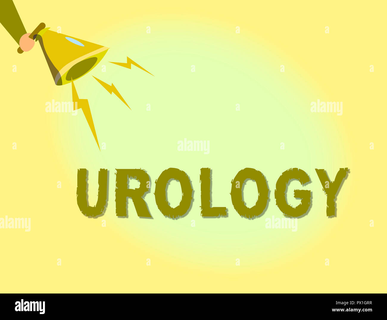 Text sign showing Urology. Conceptual photo Medicine branch related ...